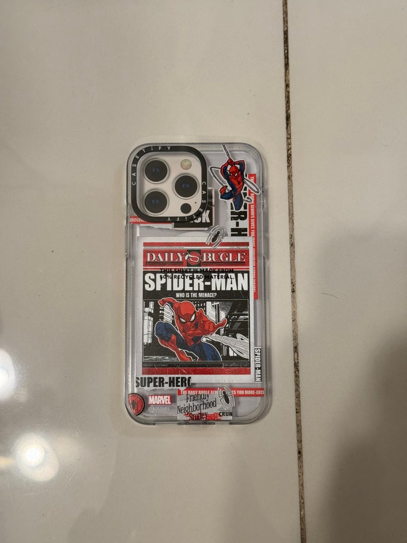 Casetify Spider Man Case, Mobile Phones & Gadgets, Mobile & Gadget ...