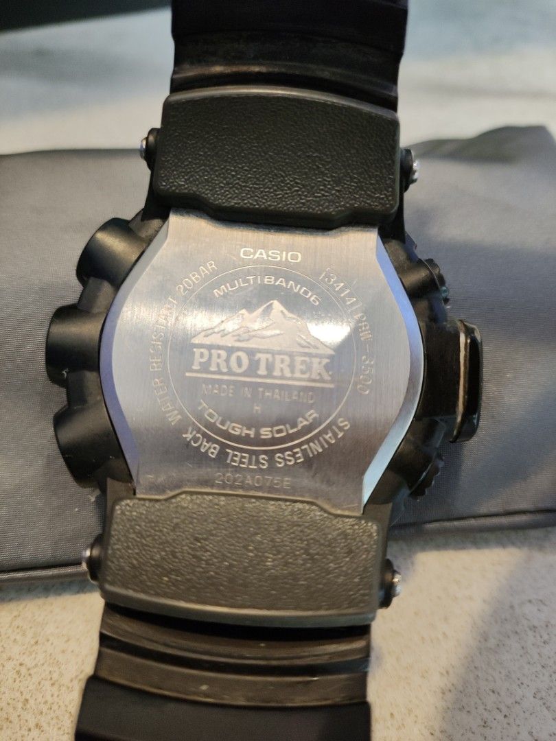 Casio Protrek prw-3500, Men's Fashion, Watches & Accessories, Watches ...