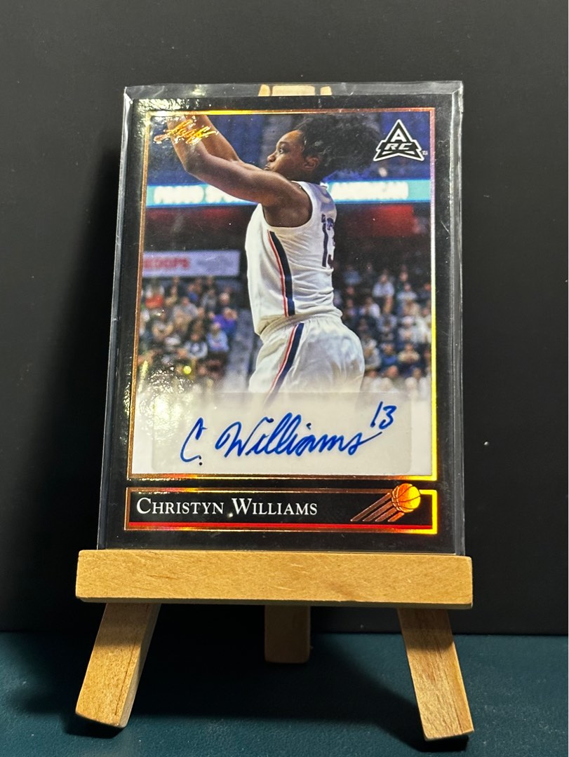 Christyn Williams WNBA RC Autograph Signed Leaf Rookie Card, Hobbies ...