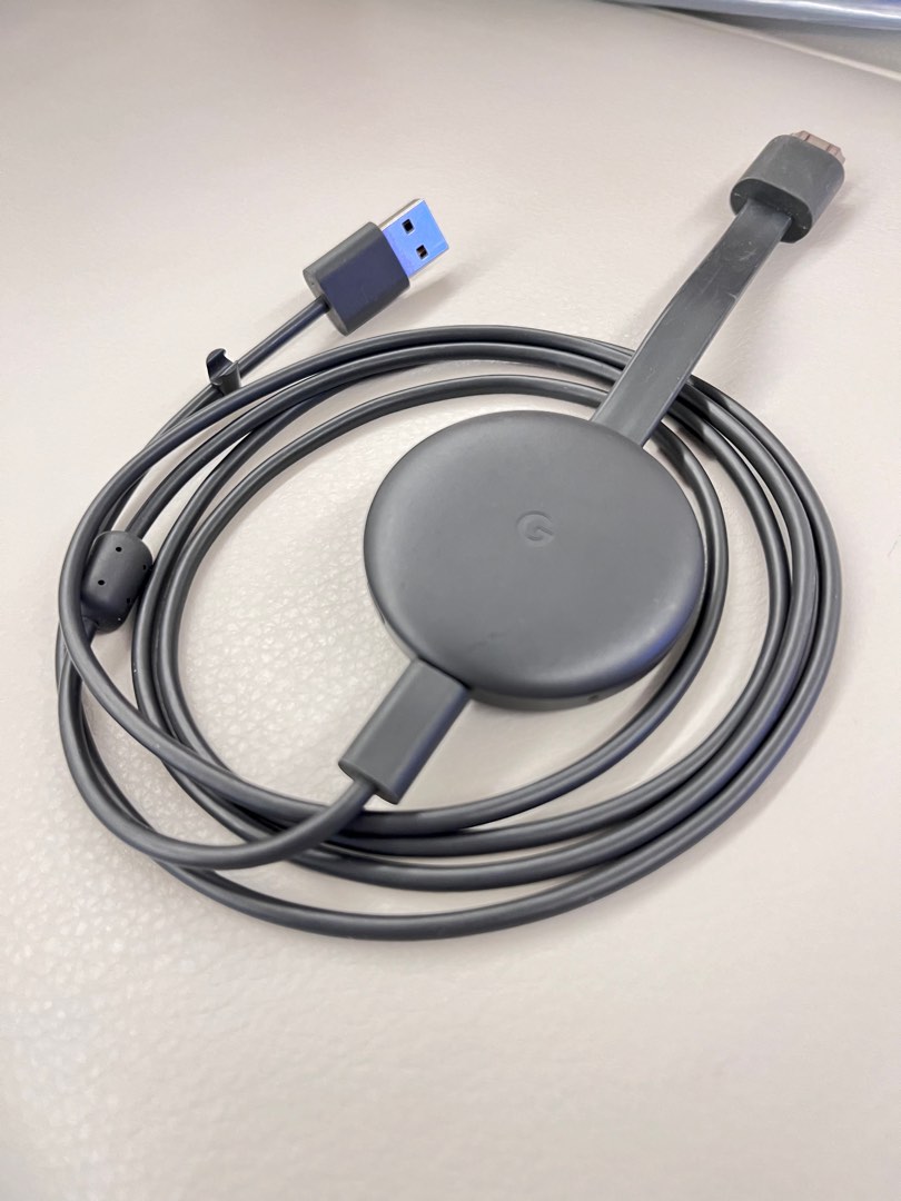 Chromecast Google 連盒 (舊版插電視usb 槽即可使用，新版需額外電源）, 家庭電器, 電視 & 其他娛樂, 電視組件及配件 ...