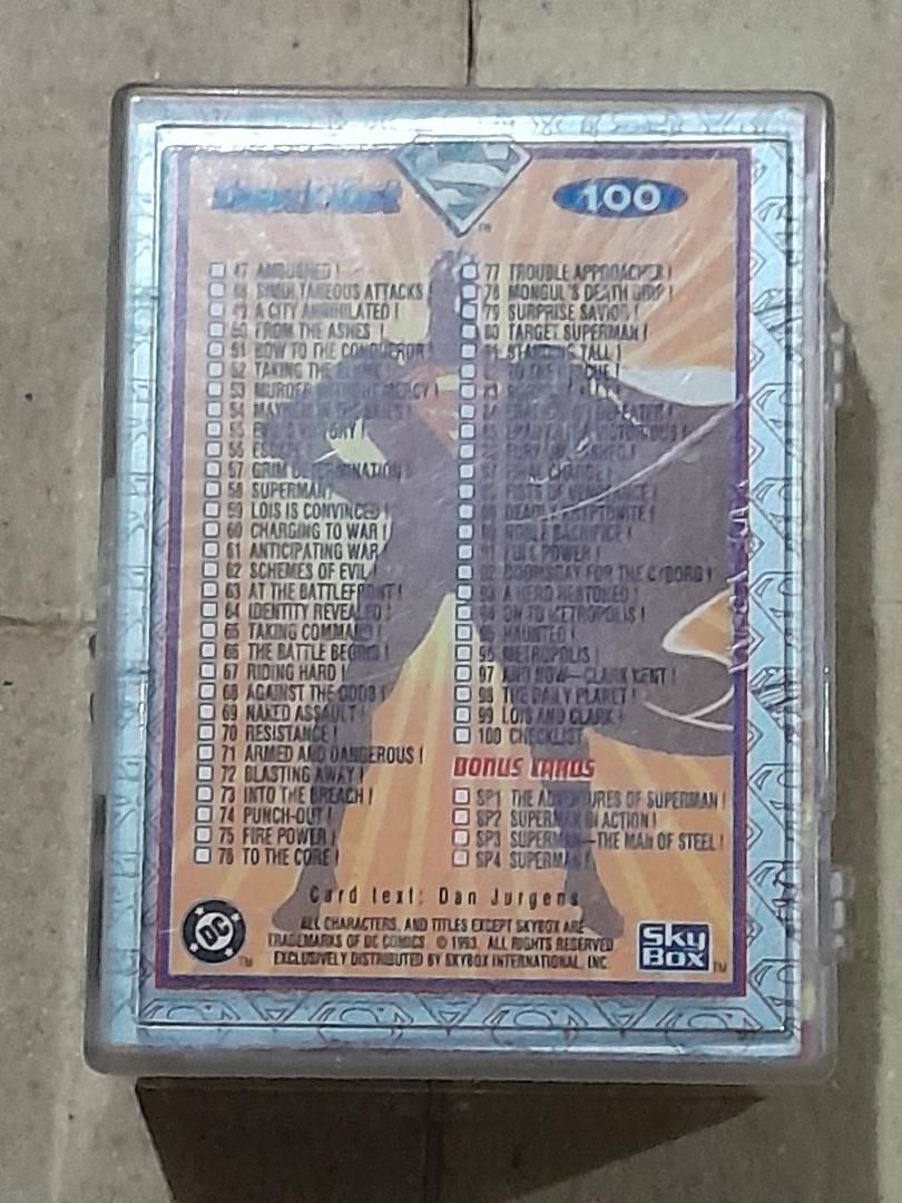 DC: Skybox Cards: Superman: The Return of Superman (100%) Complete Set ...