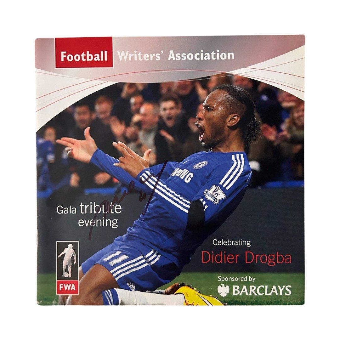 Didier Drogba Signed Memorabilia (Booklet), Hobbies & Toys ...