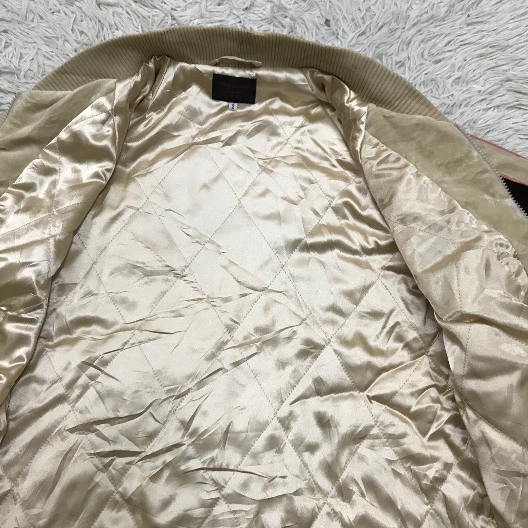 DRUG’s STORE VELVET BOMBER JACKET, Men's Fashion, Coats, Jackets and ...