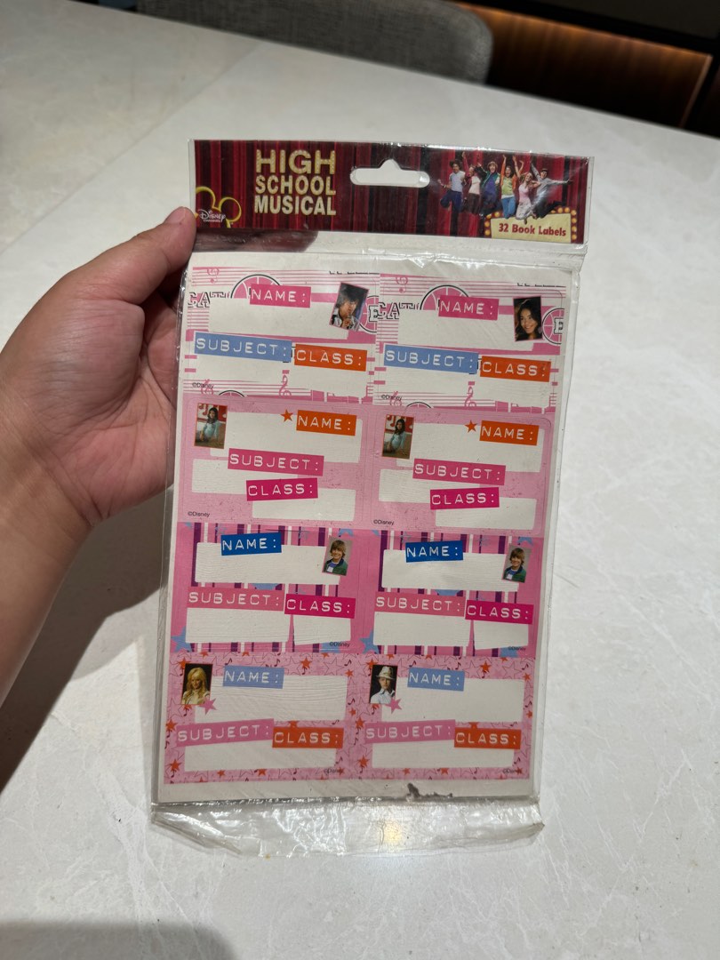 High School Musical Label Buku Books, Buku & Alat Tulis, Alat Tulis di ...