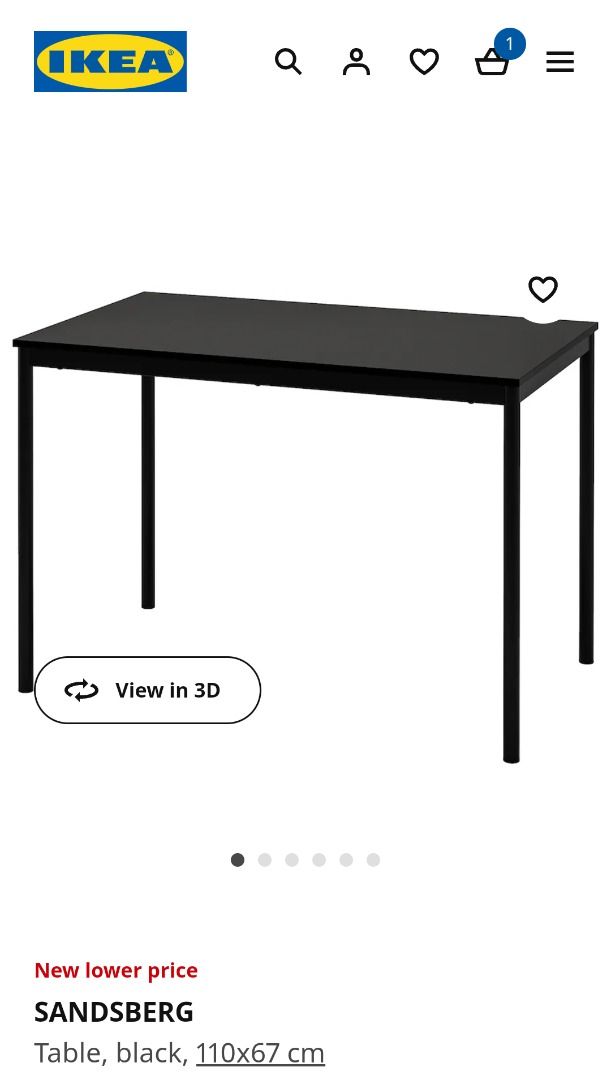Ikea Table, Furniture & Home Living, Furniture, Tables & Sets on Carousell