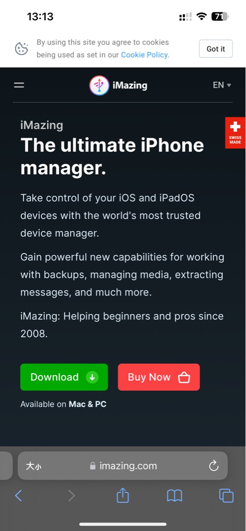 iMazing 2 single license, Computers & Tech, Laptops & Notebooks on ...