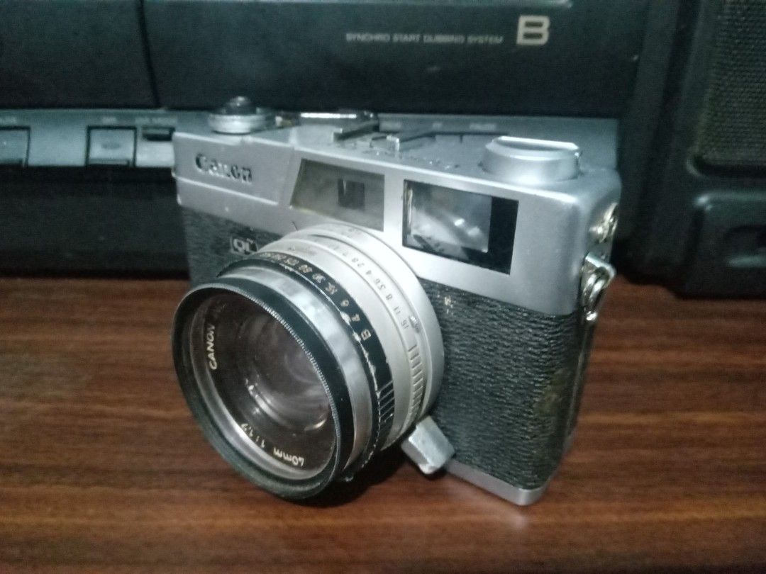 Kamera analog rangefinger CANNON canonet QL17 kolekasi antik jadul vintage retro rare, Fotografi ...