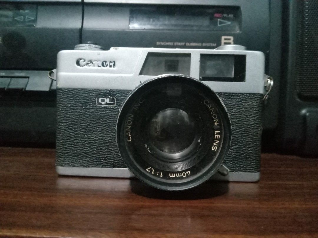Kamera analog rangefinger CANNON canonet QL17 kolekasi antik jadul vintage retro rare, Fotografi ...