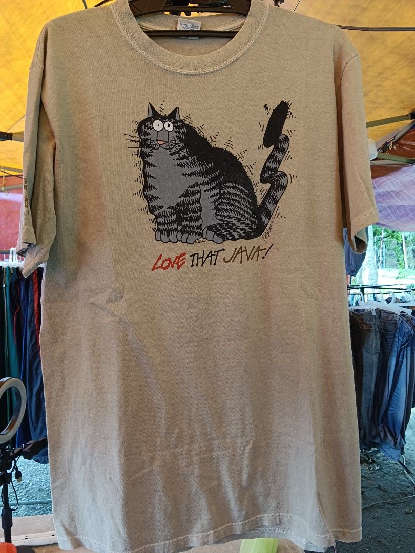 Kucing gemok, Men's Fashion, Tops & Sets, Tshirts & Polo Shirts on ...