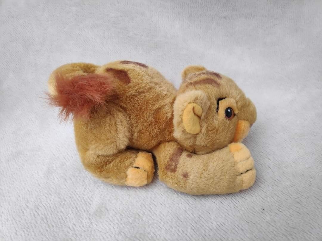 Lion King Crouching Simba Plush Stuffed Toy, Hobbies & Toys, Toys ...