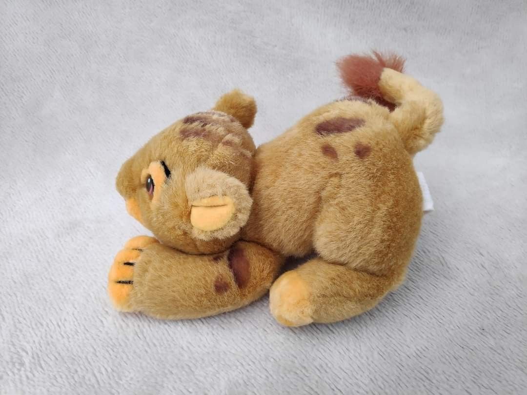 Lion King Crouching Simba Plush Stuffed Toy, Hobbies & Toys, Toys ...