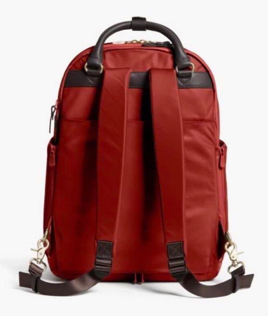 LO & SONS Backpack（red & black), 女裝, 手袋及銀包, 背囊 - Carousell