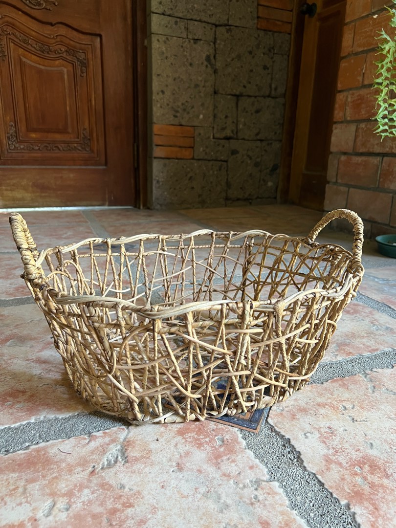 Locally Made Basket with Two Handles, Food & Drinks, Gift Baskets ...