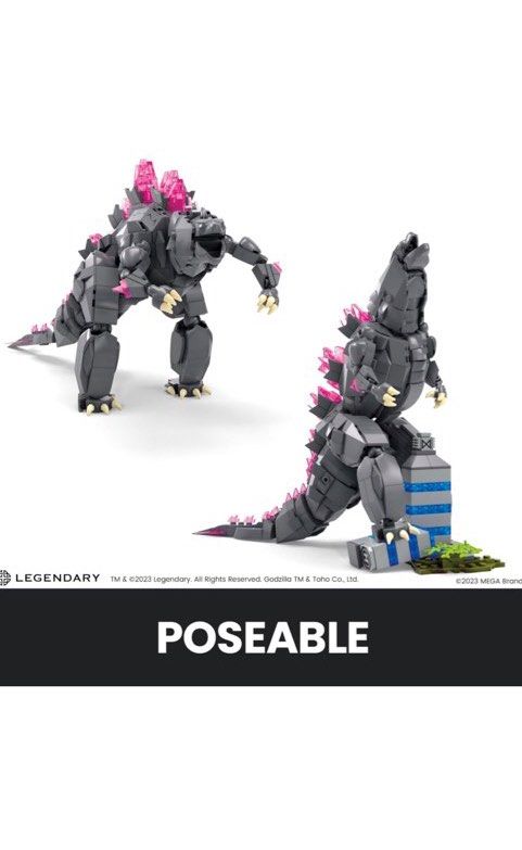 Mega Godzilla X Kong: Godzilla Poseable Figure THE NEW EMPIRE, Hobbies ...