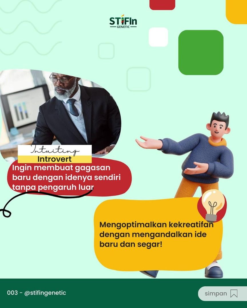 Mengenal STIFIn, Tes untuk Mengenali Potensi Diri Kita , WA 0857–7217 ...