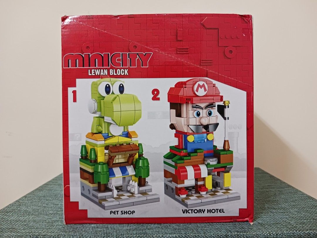 LEGO Mario Luigi Mini City Lewan Block 4 in 1, Hobbies & Toys, Toys ...