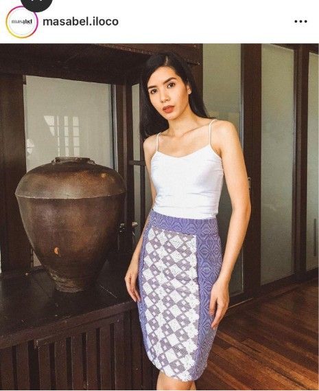 Modern Filipiniana Inabel Handwoven Skirt, Women's Fashion, Bottoms ...