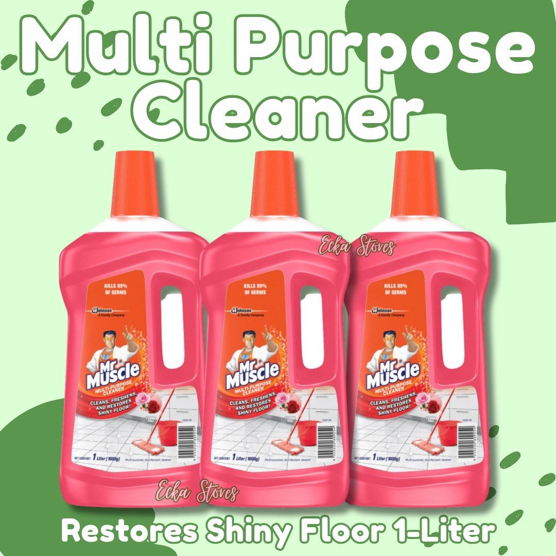 Mr muscles All Purpose Floor Cleaner Floral Perfection Rose 1L ...