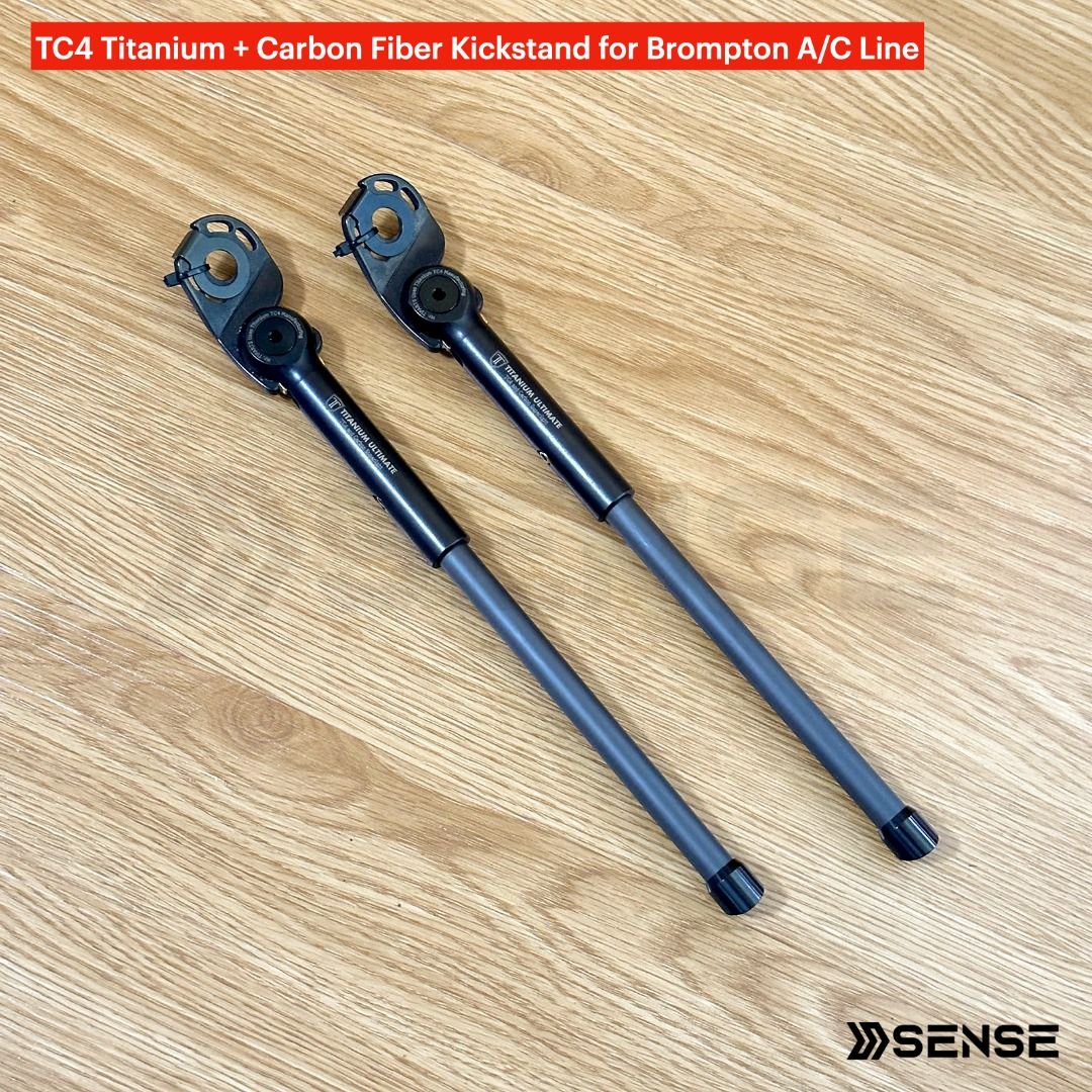 (Ready Stock) Mr. TiPARTS Ti Titanium Carbon Fiber Kickstand Sidestand ...