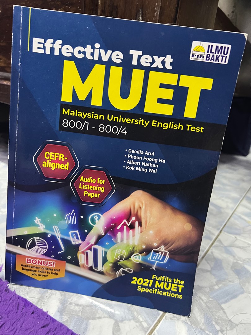 MUET | EFFECTIVE TEXT | ILMU BAKTI, Hobbies & Toys, Books & Magazines ...