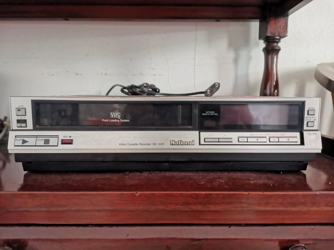 National G10 VHS Player, TV & Home Appliances, TV & Entertainment ...
