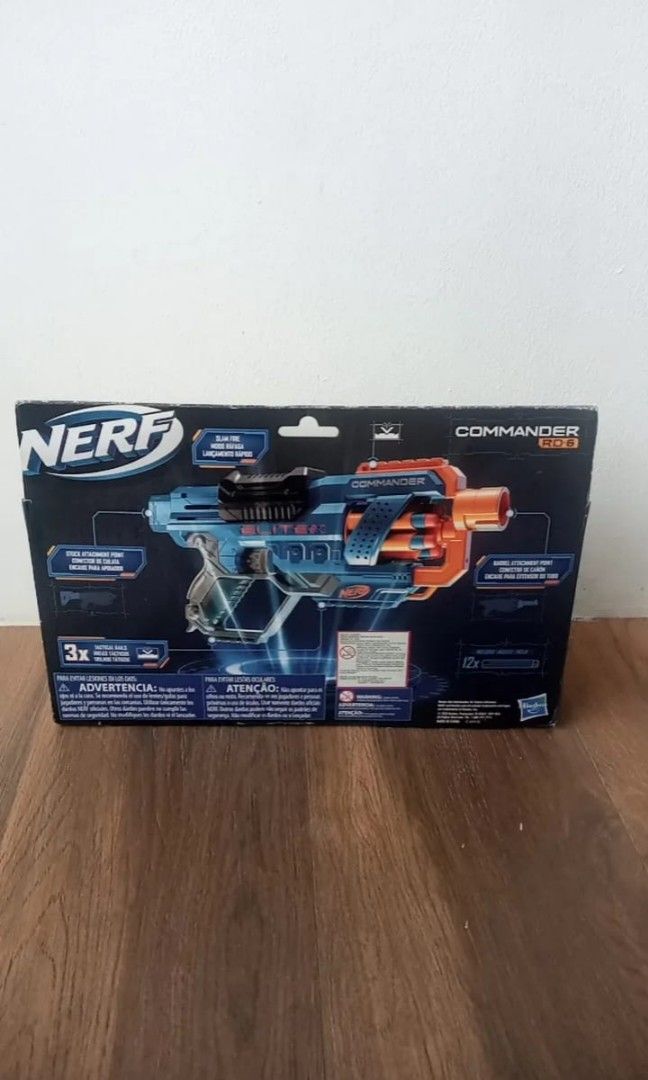 Nerf Elite 2.0 Commander RD-6 Blaster Original Hasbro, Toys ...