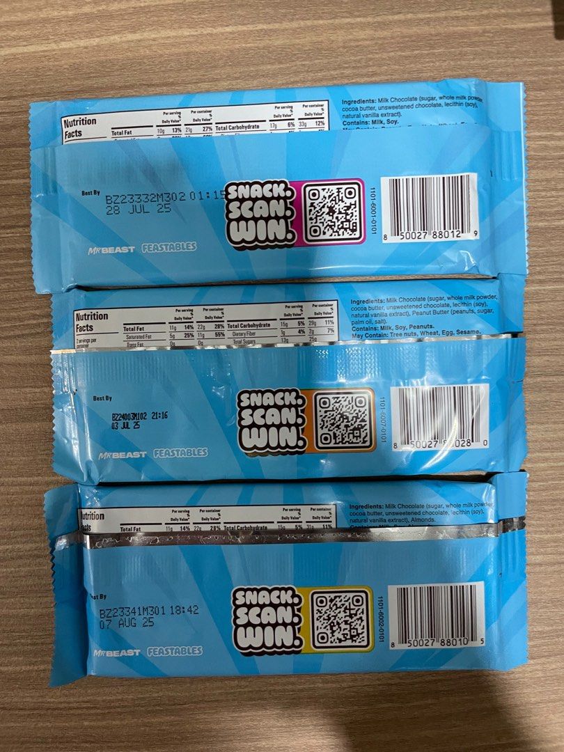 New mr beast bar, Food & Drinks, Beverages on Carousell