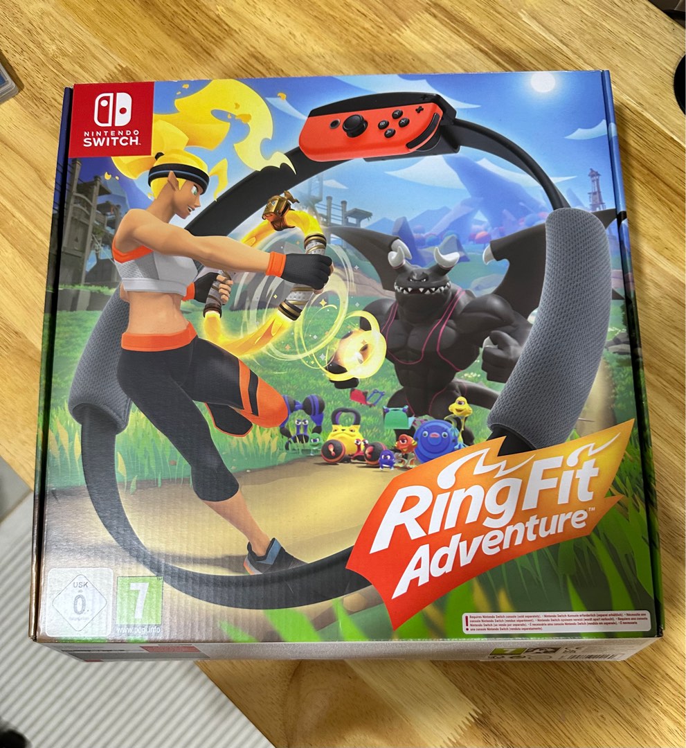 Nintendo Ring Fit Adventure Complete Set, Video Gaming, Video Games ...