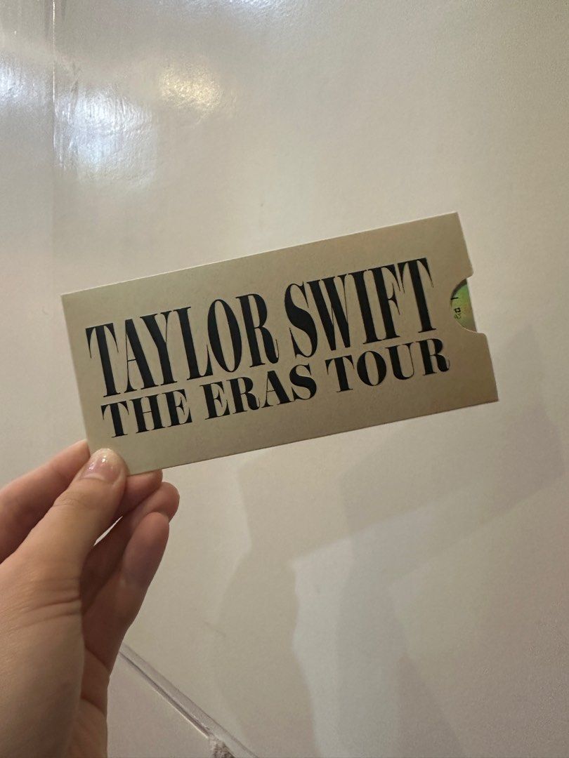 Official Taylor Swift Commemorative Holographic VIP Ticket (2024 ...