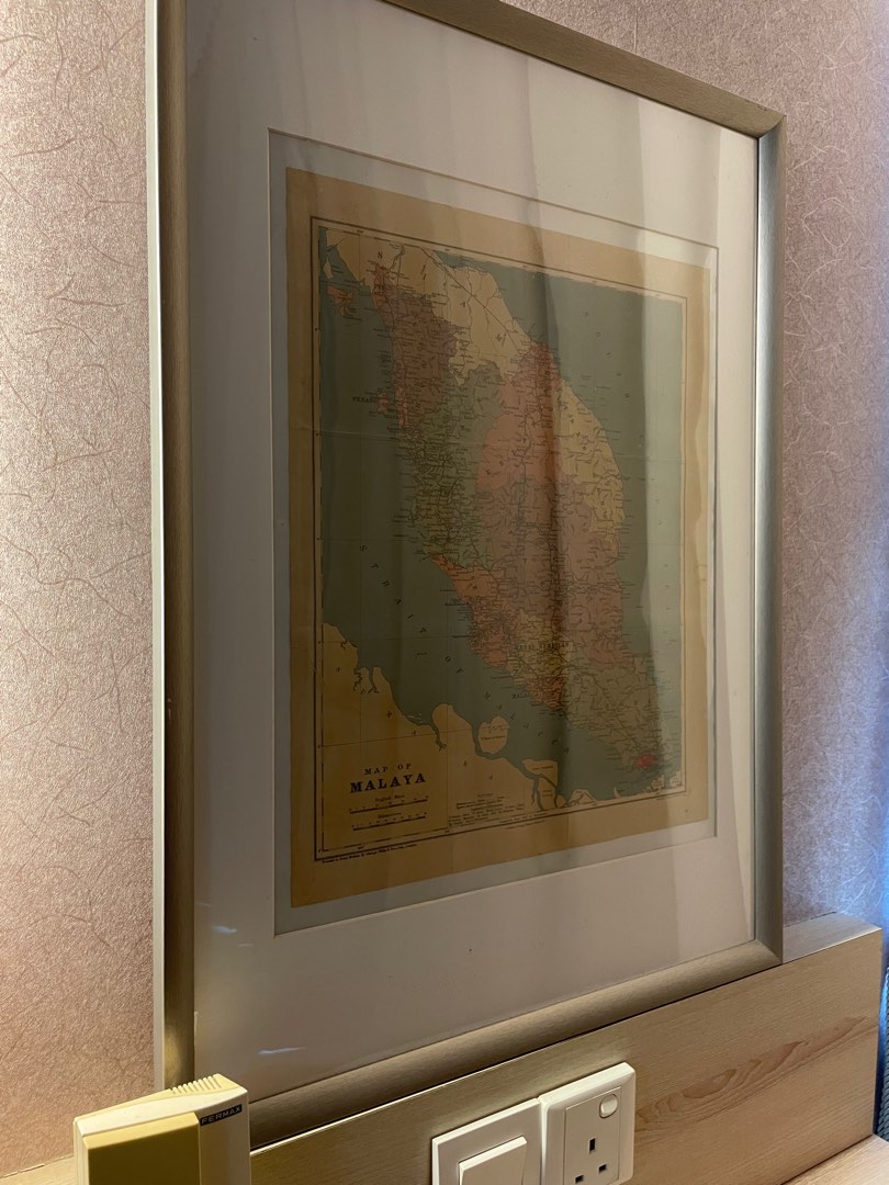 OLD MAP: Map of Malaya 1920s, Hobbies & Toys, Collectibles ...