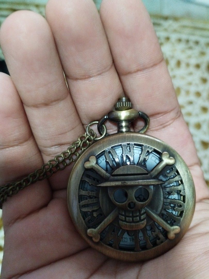 One Piece Pocket Watch, Hobbies & Toys, Memorabilia & Collectibles, Fan ...