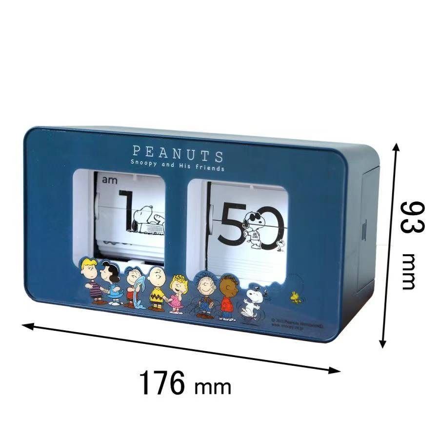 Original Japan Peanuts Snoopy & Friends Snoopy Flip Clock Navy, Hobbies ...