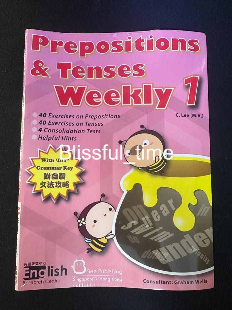（全新未拆）P1 小一英文 Kidz Weekly 系列：Preposition & Tenses, Comprehension ...