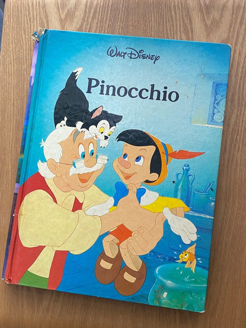 pinocchio book disney childrens storybook, Hobbies & Toys, Books ...