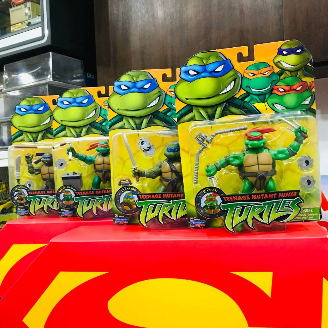 PLAYMATES CLASSIC TMNT TEENAGE MUTANT NINJA TURTLES - SET OF 4, Hobbies ...