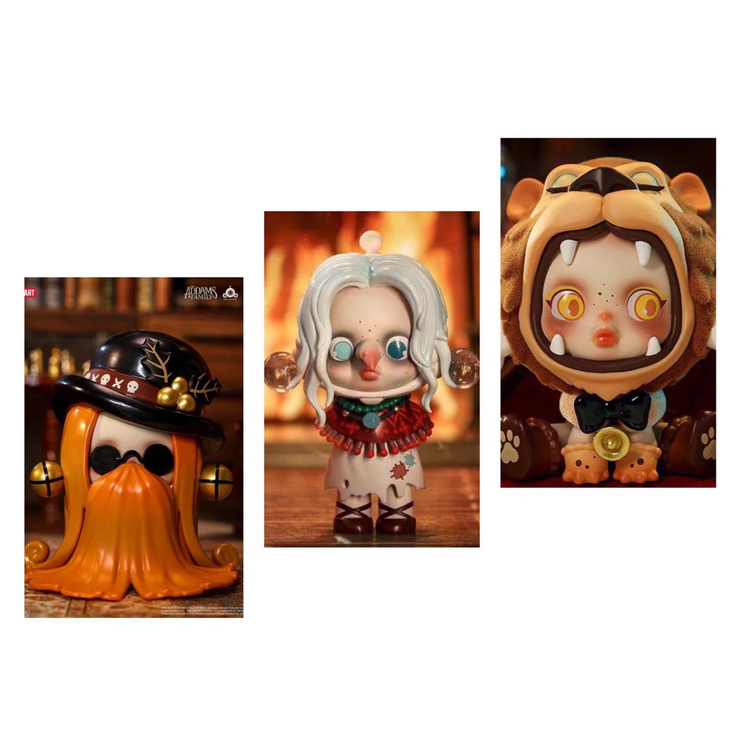 POPMART skull panda Addams family, Hobbies & Toys, Toys & Games on ...