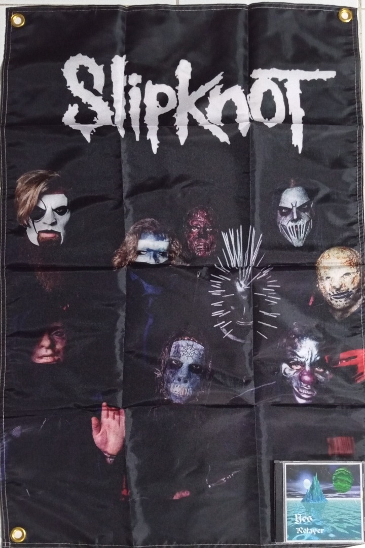 POSTER FLAG SLIPKNOT, Hobbies & Toys, Collectibles & Memorabilia ...