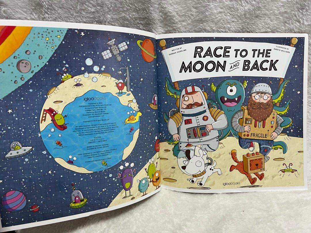 Race to the Moon and Back, Hobbies & Toys, Books & Magazines, Children ...