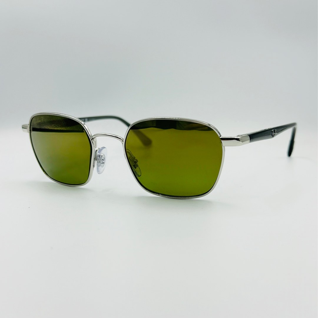 Rayban RB3664CH 003/60 Polished Silver w/ Green Chromance Polarized 50 ...