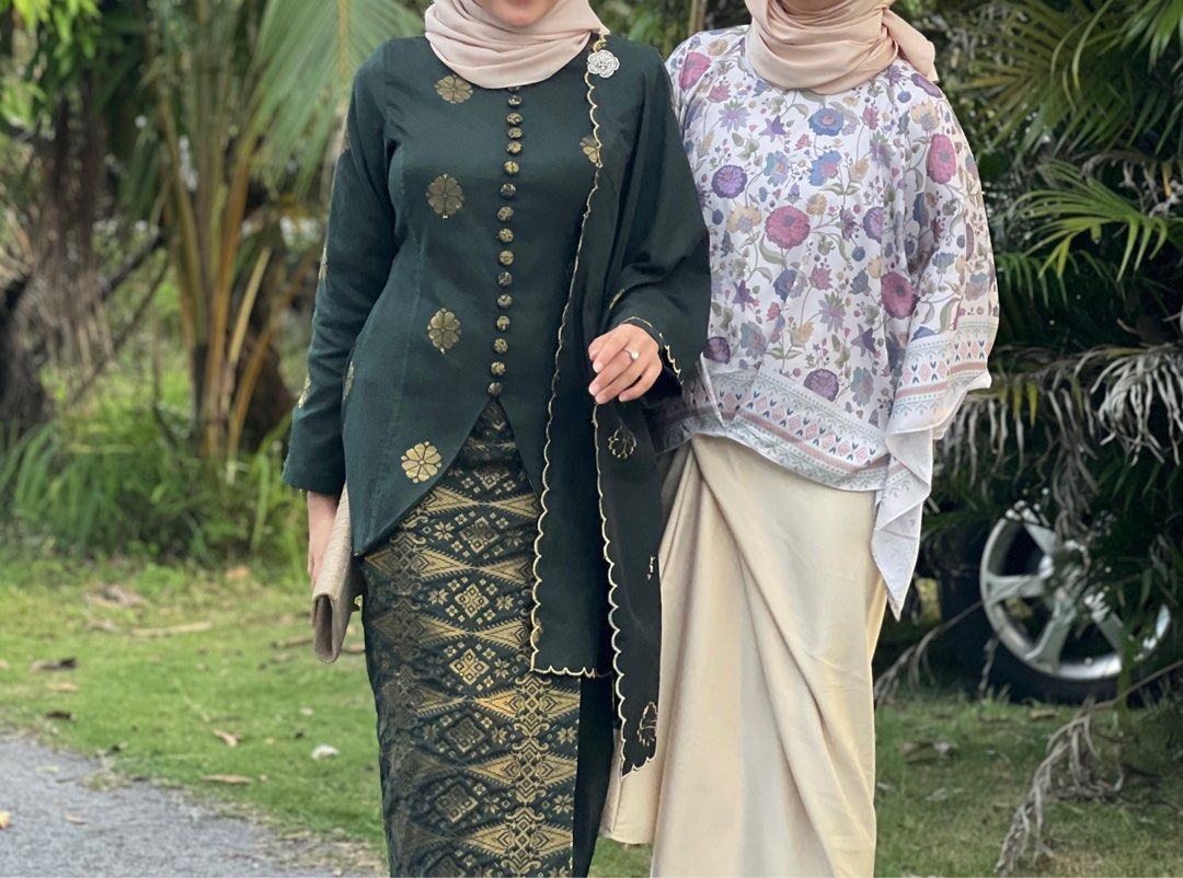 RENT Raya 2024 Songket Hijau Green with Selempang | EVENT | WEEDING ...