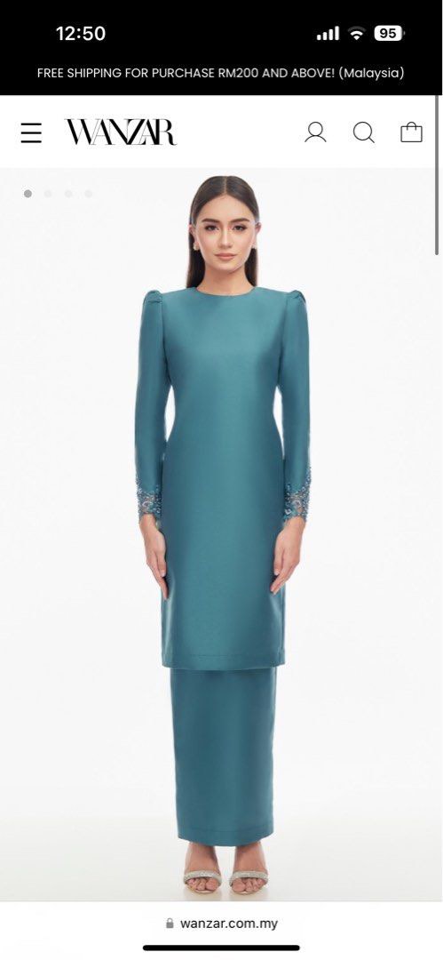 (RENT) WANZAR Fedora 2.0 Kurung, Women's Fashion, Muslimah Fashion ...