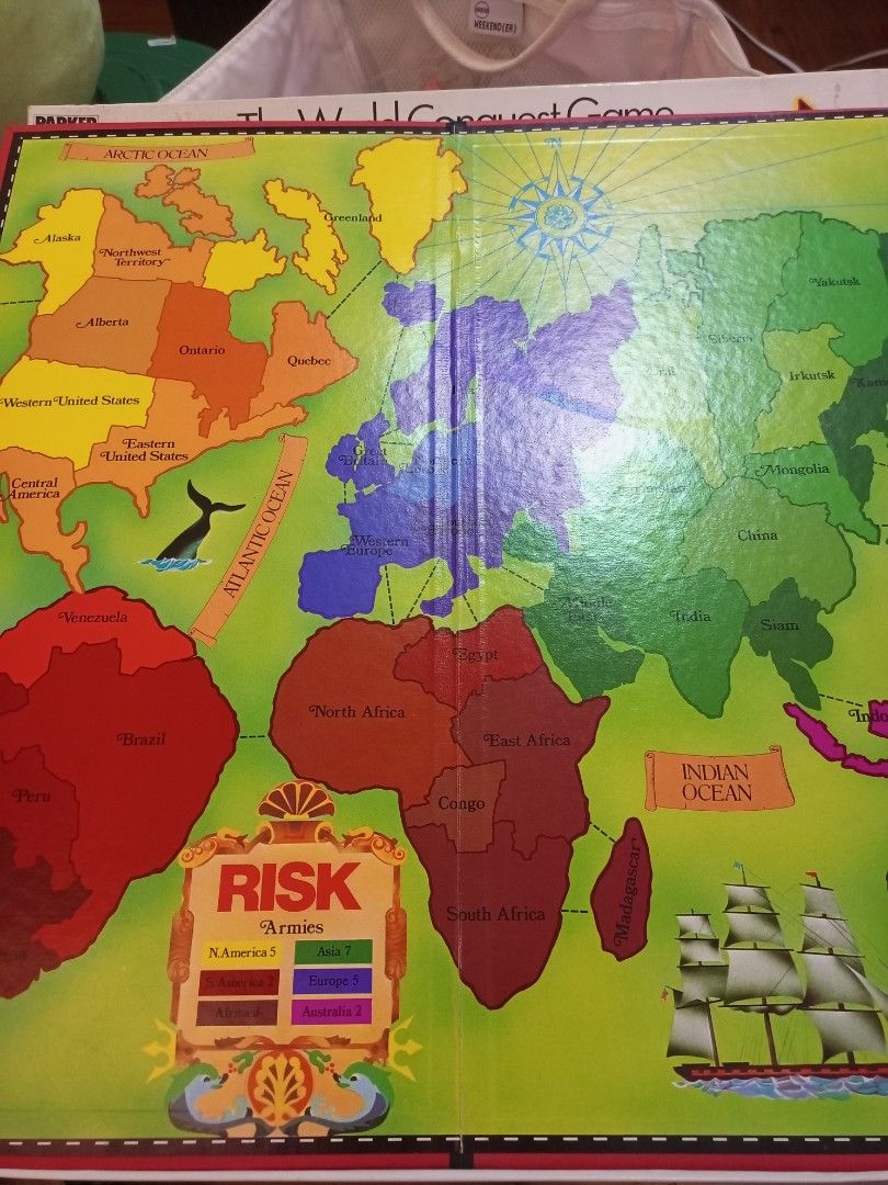 Risk Board Game, Hobbies & Toys, Toys & Games on Carousell
