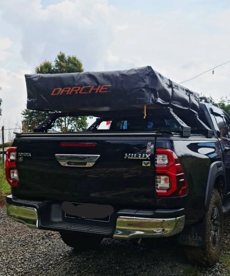 Roof rack / Bed Rack double cabin + box thule ocean 1000, Serba Serbi ...