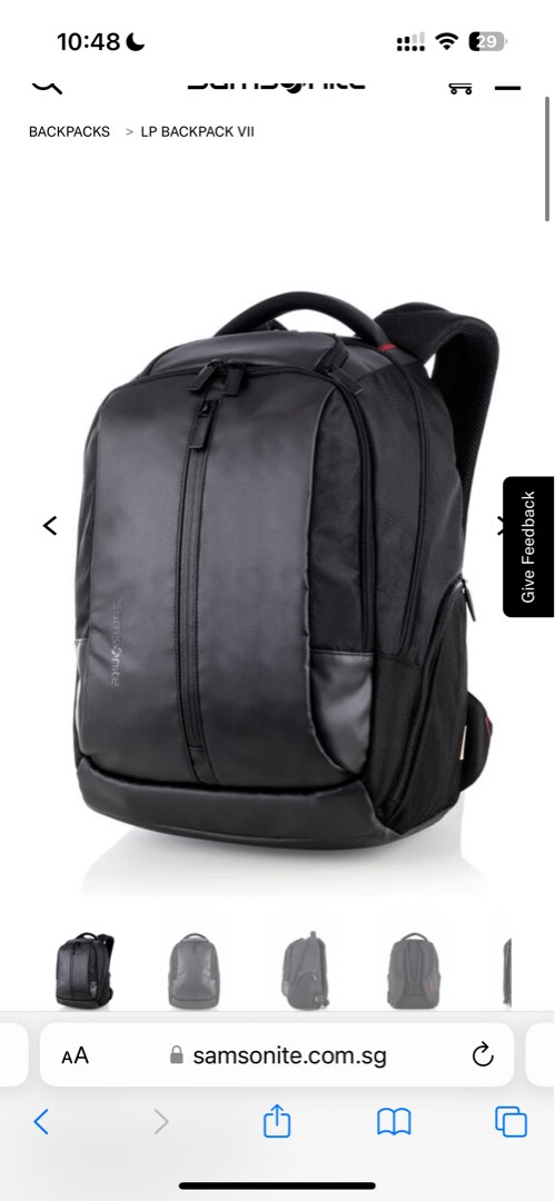 Samsonite LOCUS ECO LP BACKPACK VII, Men's Fashion, Bags, Backpacks on Carousell