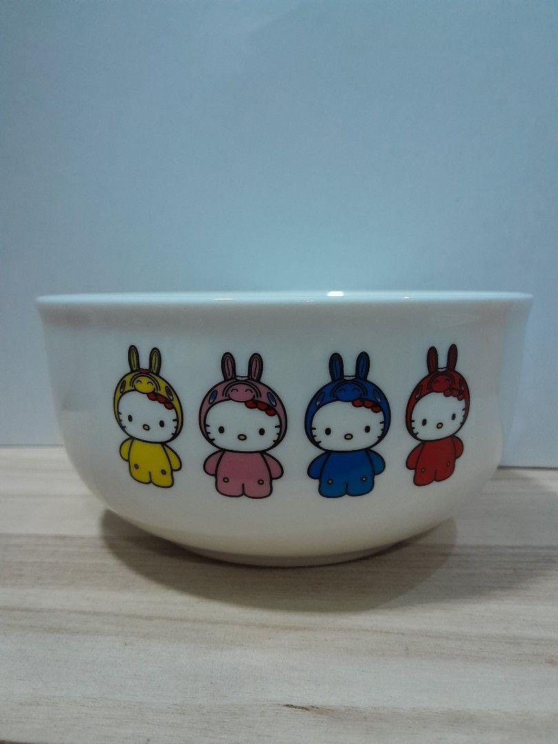 Sanrio Hello Kitty X Rody Big Bowl, Furniture & Home Living, Kitchenware & Tableware, Dinnerware ...