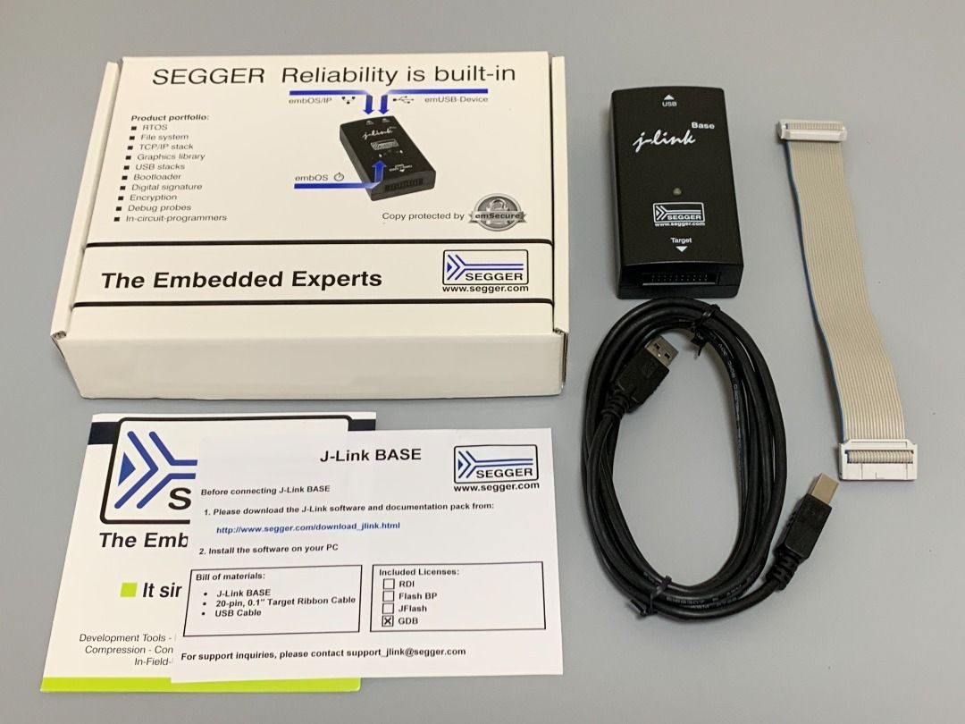 Segger J-Link Base - JTAG/SWD debug probe with USB interface, 電腦＆科技, 電腦周邊及配件, 其他 - Carousell