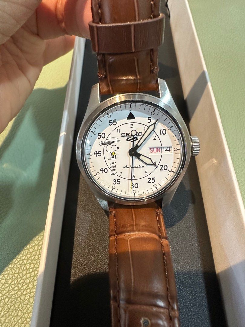 Seiko 5 Sports snoopy parachute limited edition watch SRPK27K1, Luxury ...