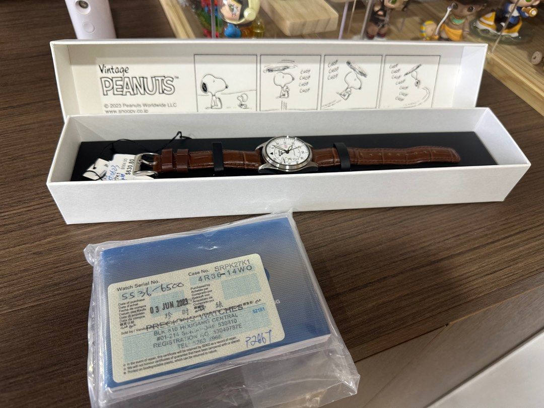 Seiko 5 Sports snoopy parachute limited edition watch SRPK27K1, Luxury ...