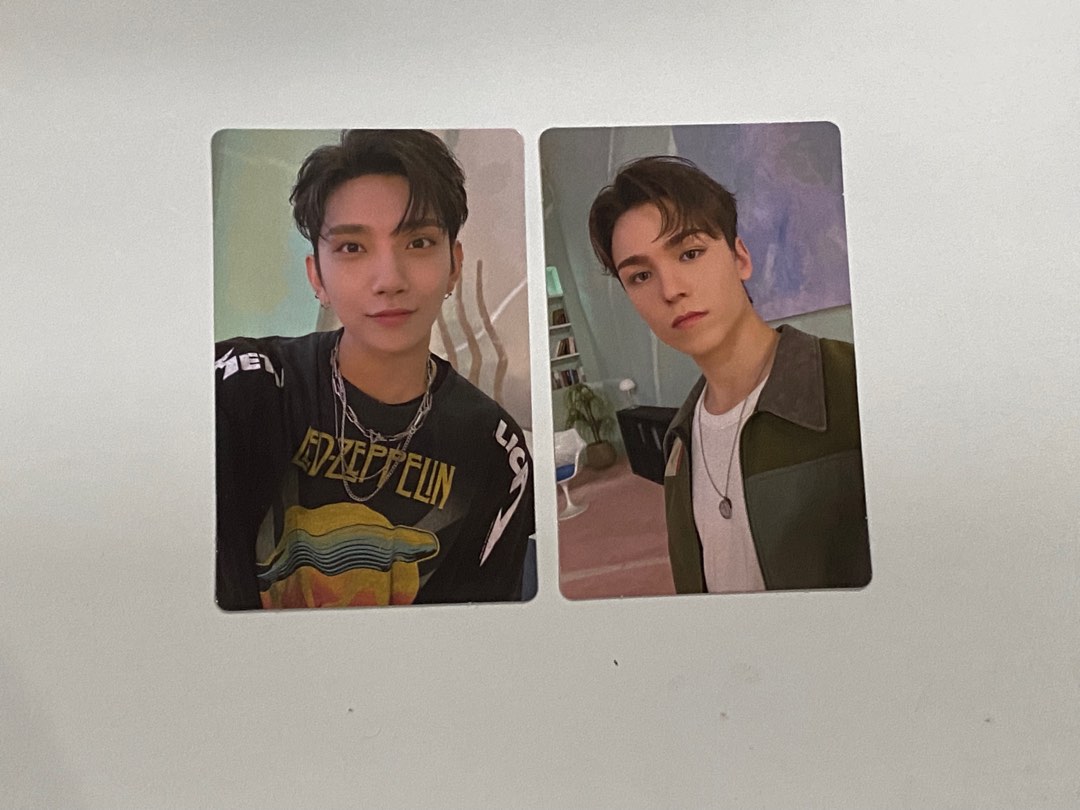 SEVENTEEN Joshua & Vernon ATTACA CARAT VERSION Photocards, Hobbies ...