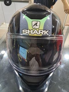 Red Full Face Flip Up Motorcycle Motorbike Bike Modular Fin Lip Helmet ...